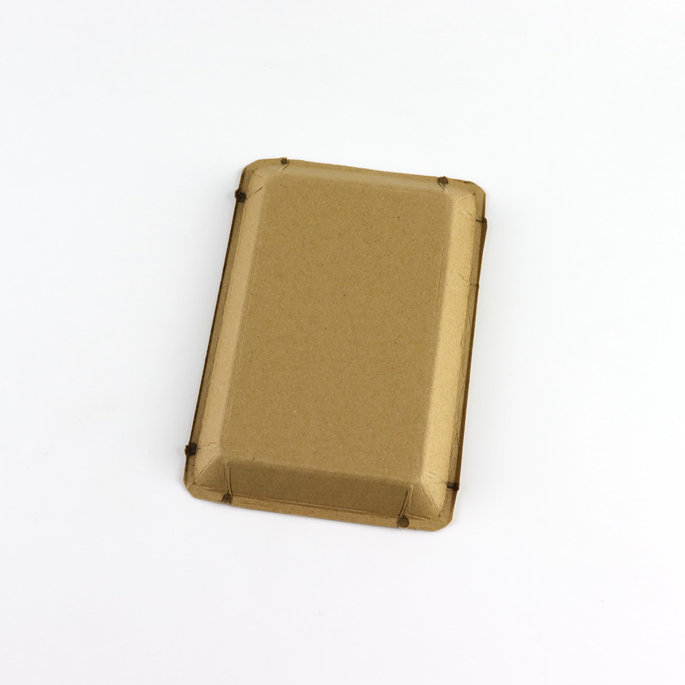 Square Disposable Kraft Paper Tray For Fruits, Fried Food, Barbecue ...