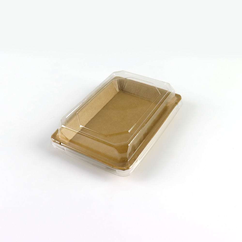 Square Disposable Kraft Paper Tray For Fruits, Fried Food, Barbecue ...